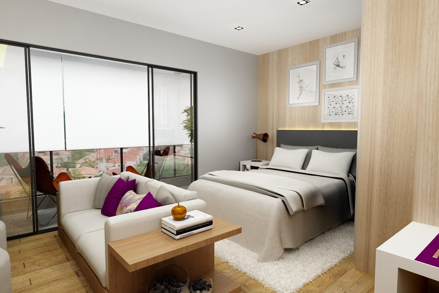 Decoração de studio - Liliana Zenaro Interiores