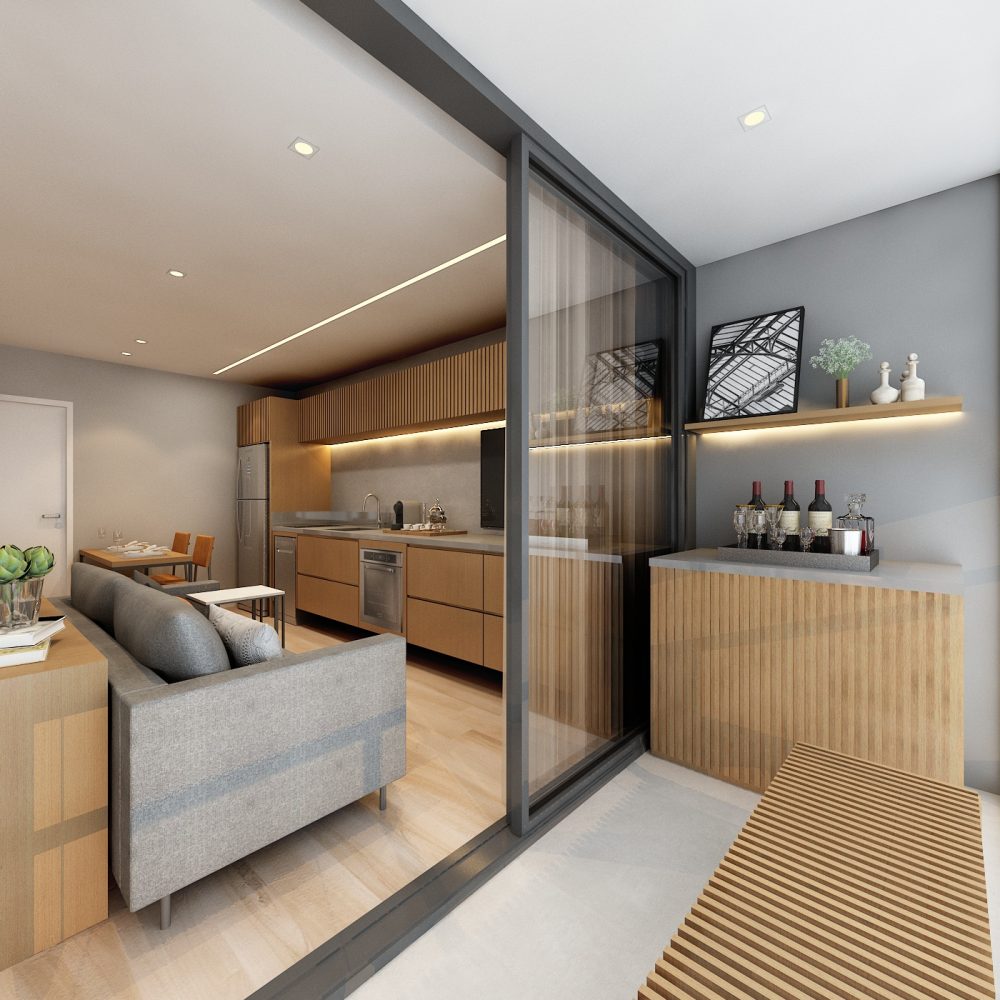 Decoração de studio - Liliana Zenaro Interiores