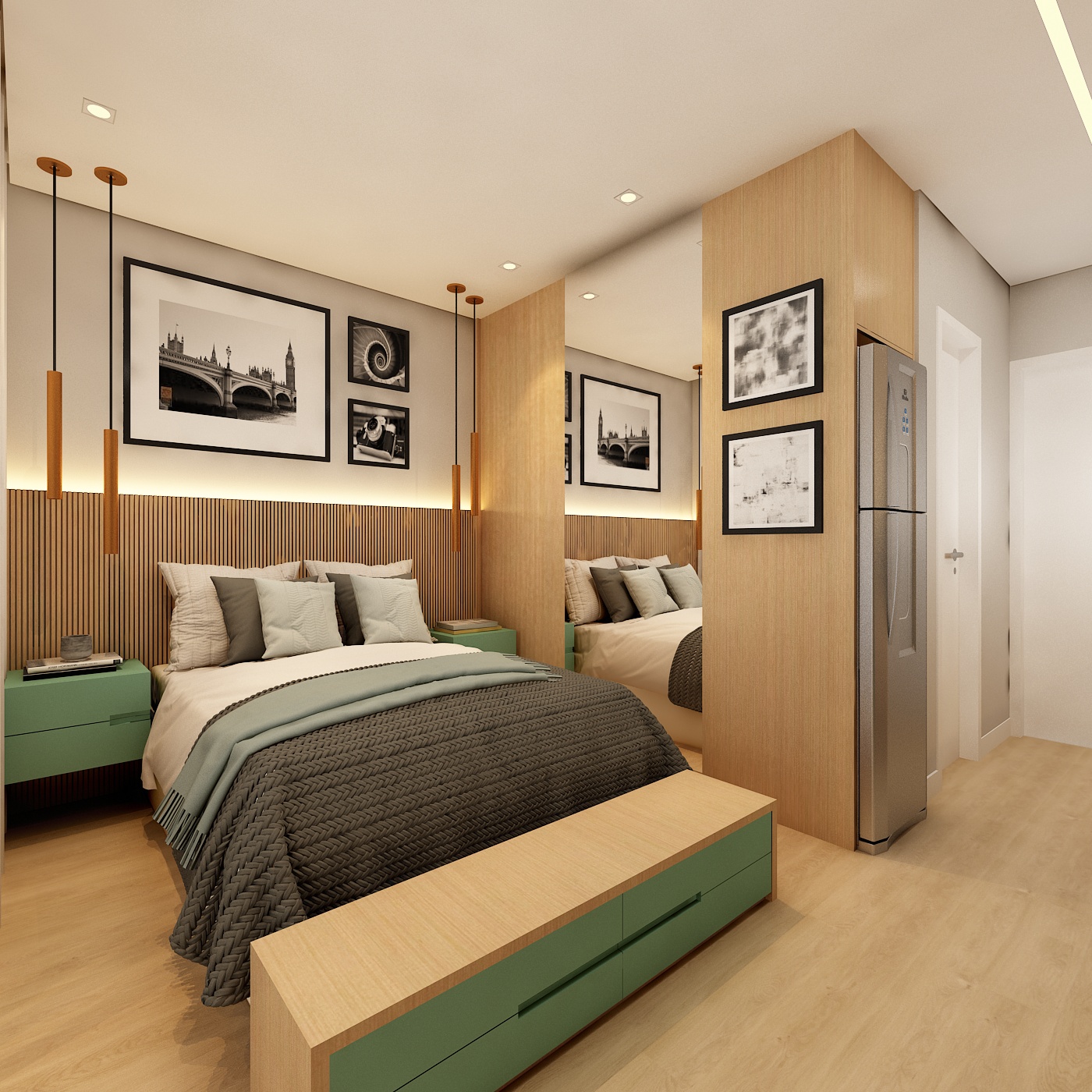 Decoração de studio - Liliana Zenaro Interiores